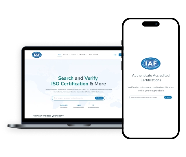 Verify ISO Certification Online | IAF CertSearch